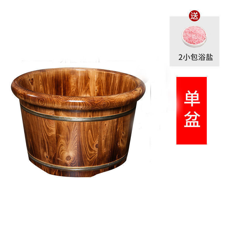 Cedar Carbonized Foot Bath Barrel Barrel for Home Use Barrel Solid Wood ...