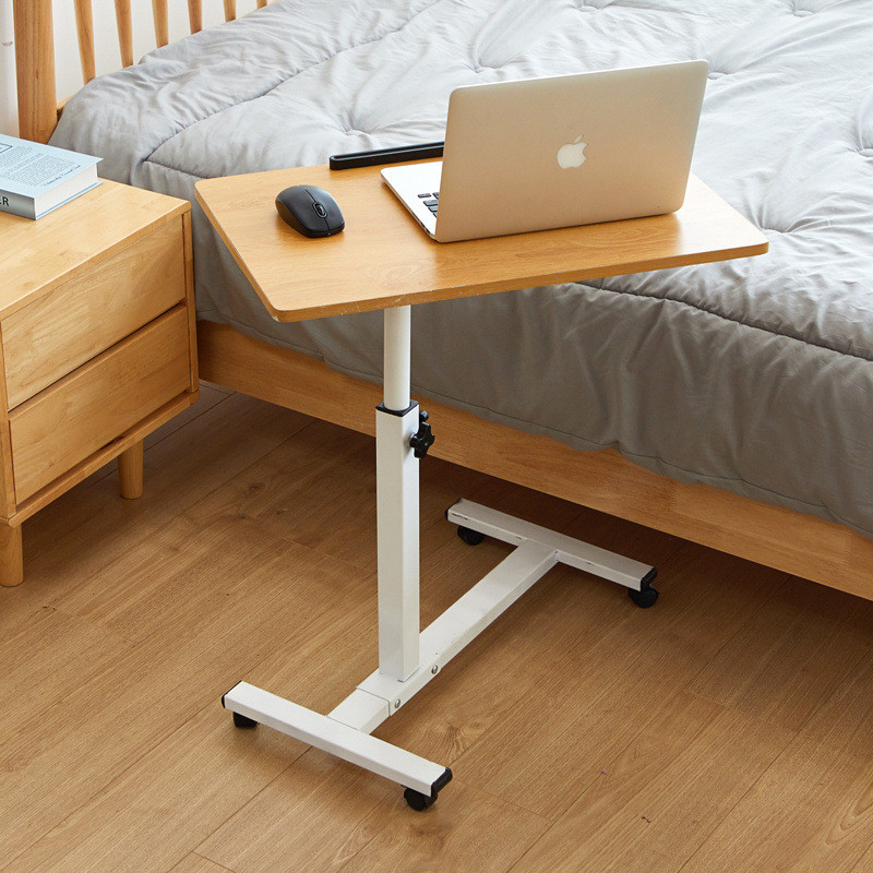 HY Mobile Bedside Table Side Table Simple Bed Desk Foldable Adjustable ...