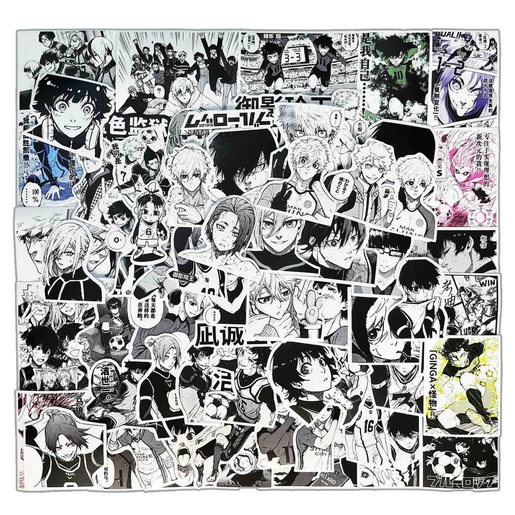 Blue Lock Sticker Set of 50 - Anime Character Stickers, Stylish ...