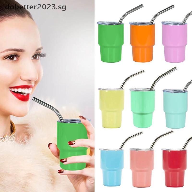 [DB] Mini 2oz Sublimation Tumble Vacuum Wine Whiskey Cup Stainless ...