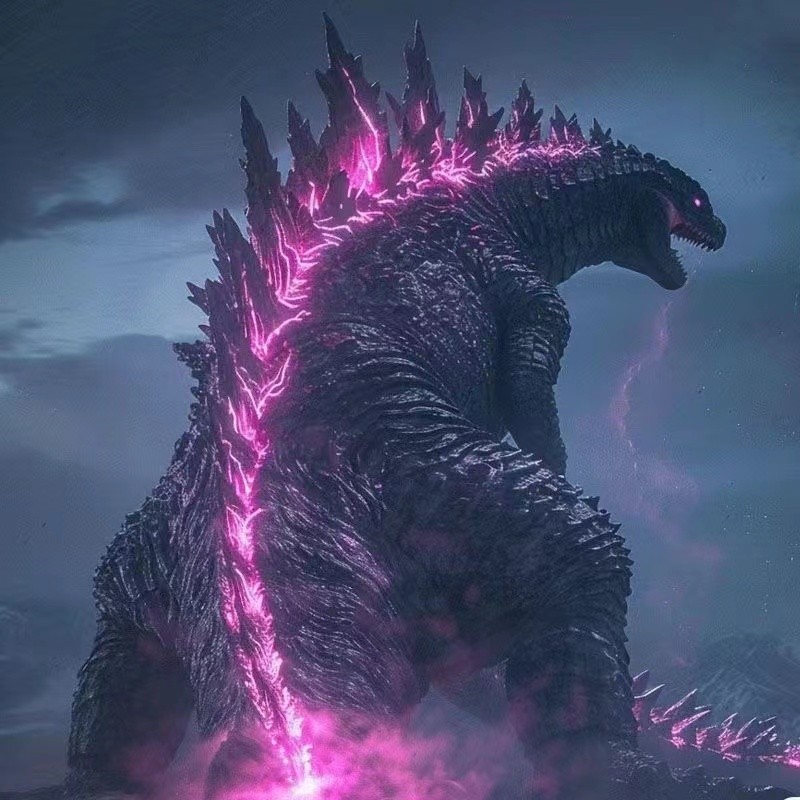 Red Lotus Godzilla Vs King Kong Monster King Movable Hand-Made Model ...