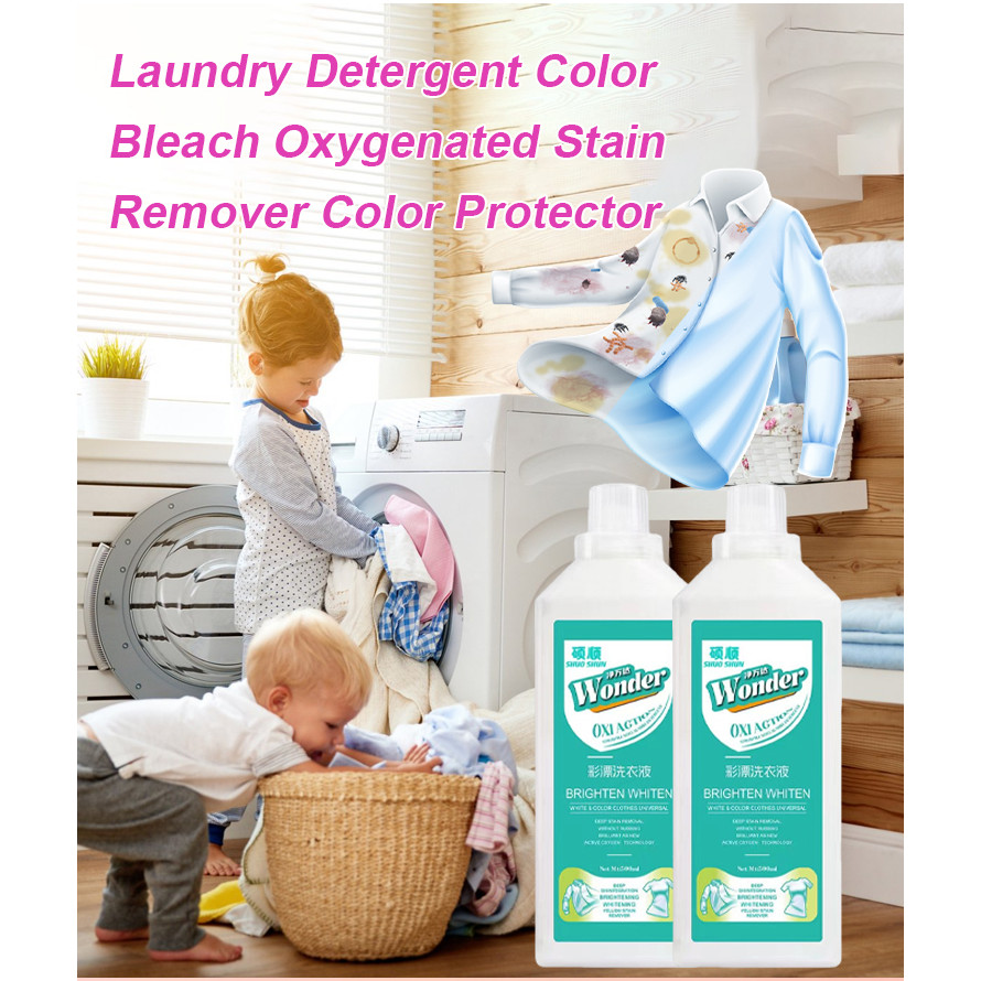 Concentrated MultiPurpose Laundry Detergent Brightening Color Bleach ...