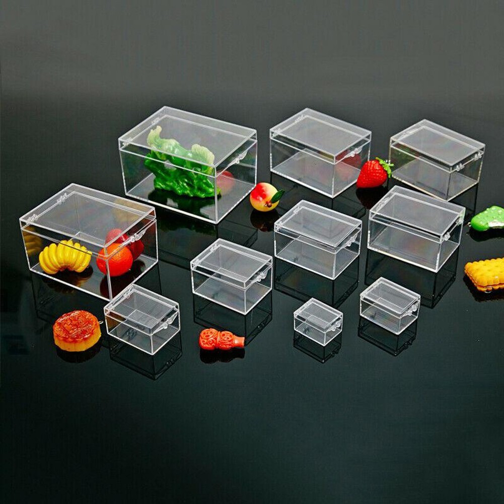 【HEPA】 Clear Plastic Box Rectangular Insect Specimen Display Desktop ...
