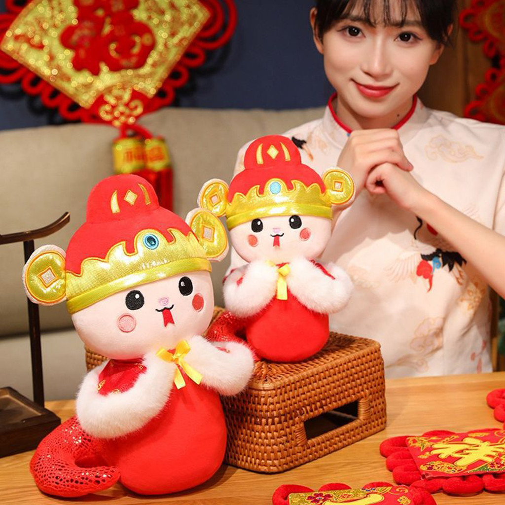 [ALOT]- 2025 Year of The Snake Plush Doll Chinese Zodiacs Stuffed ...