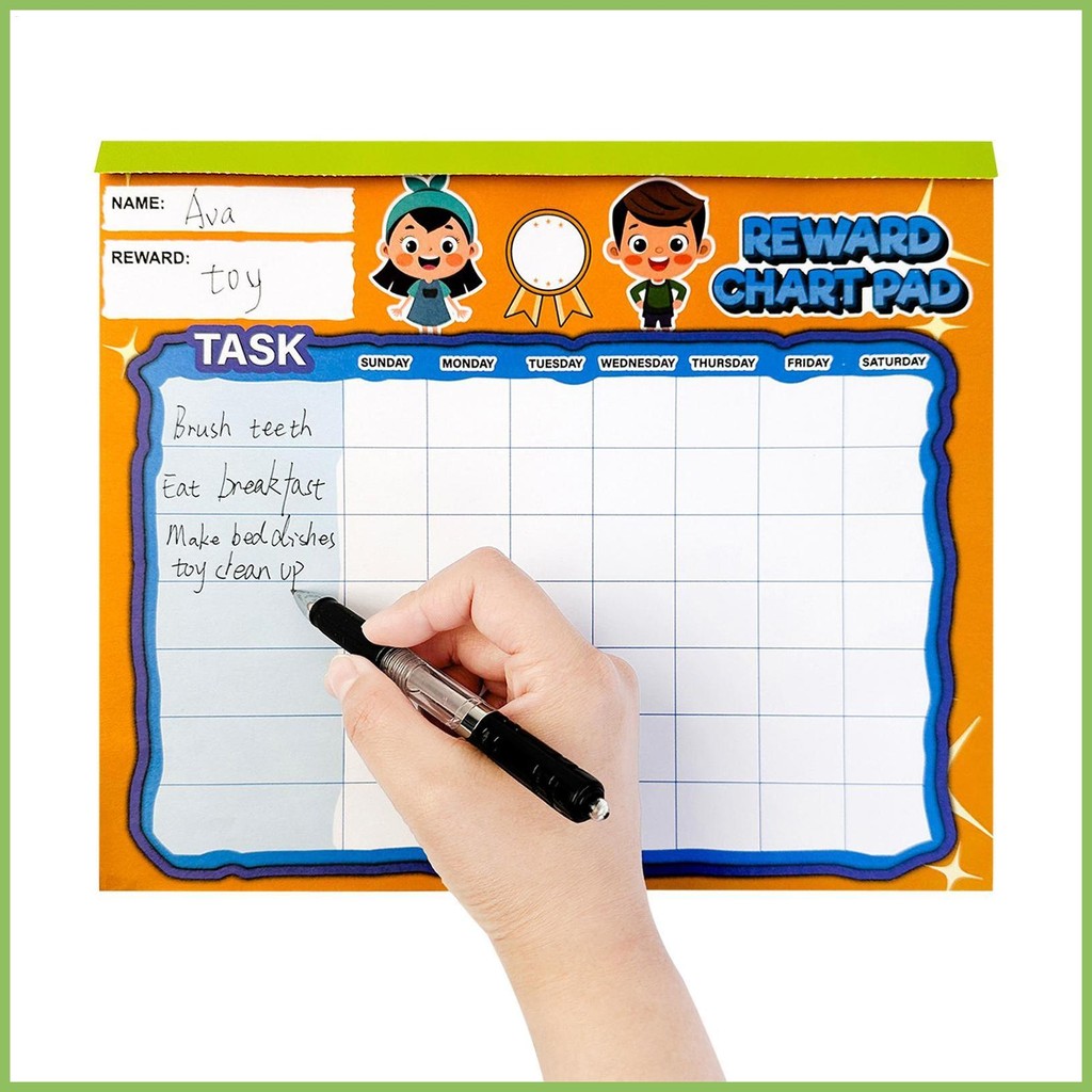 Sticker Chart For Kids Behavior Visual Daily Routine Chart Educational ...