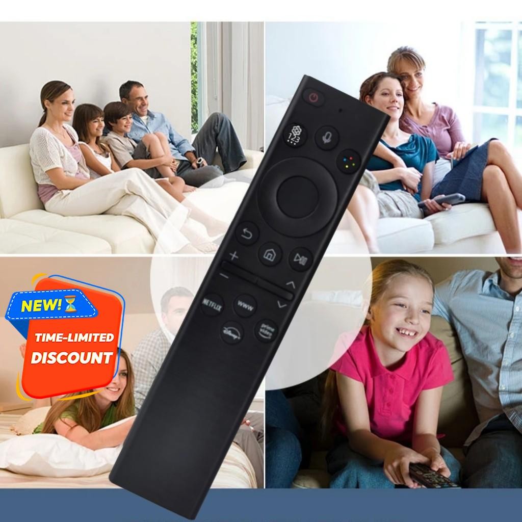 Voice Remote Control for Samsung QLED 4K 8K Crystal Series TM2280E ...