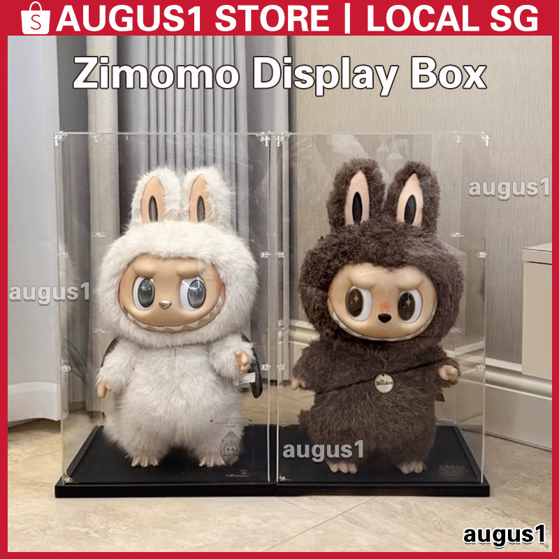Zimomo Display Box Acrylic Popmart Case Royal Molly Figurine Organizer ...