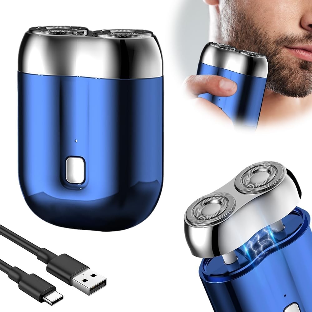 New Model Mini Dual-Head Electric Shaver, 2025 New Upgrade Pocket ...
