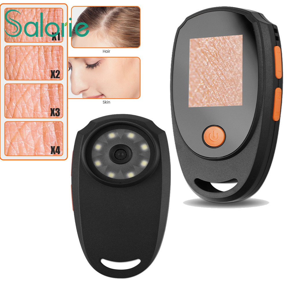 1080P Digital Handheld Microscope Portable Skin Analyzer 200X Magnifier ...