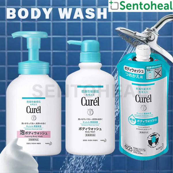 Kao Curel Body Wash/ Instant Foaming Bottle/ Refill | Shopee Singapore