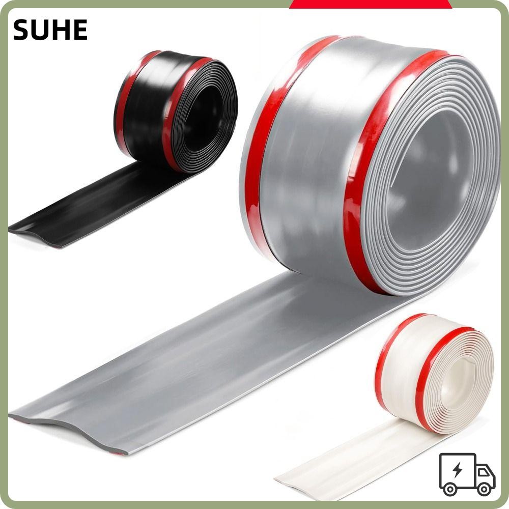 SUHE Floor Cable Cover, PVC 1m Wall Wire Concealer, Professional Self ...