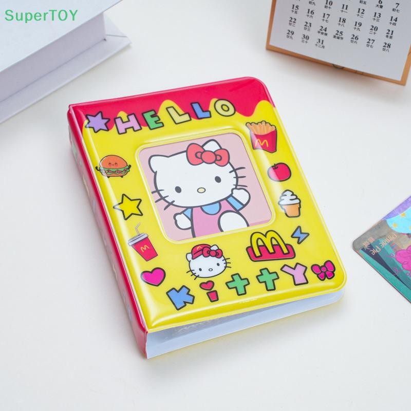 SUPERTOY Kawaii Hello Kitty Card Book Photo Album Sanrio KT Cat 3-Inch ...