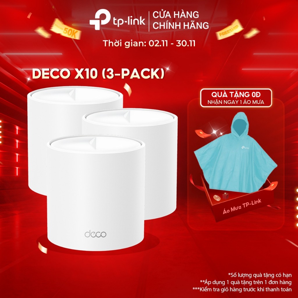 [Fast] Tp-link Deco X10 Mesh Wifi Router Wifi 6 AX 1500Mbps | Shopee ...