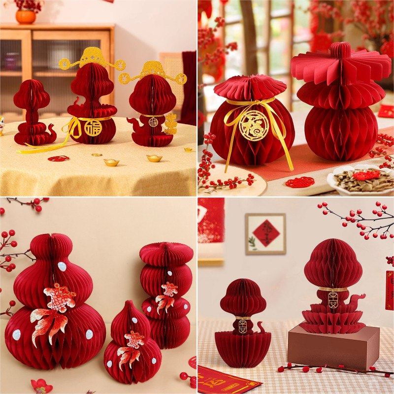 2025 Creative Honeycomb Desktop Ornaments Snake-Shaped Ornament Spring ...
