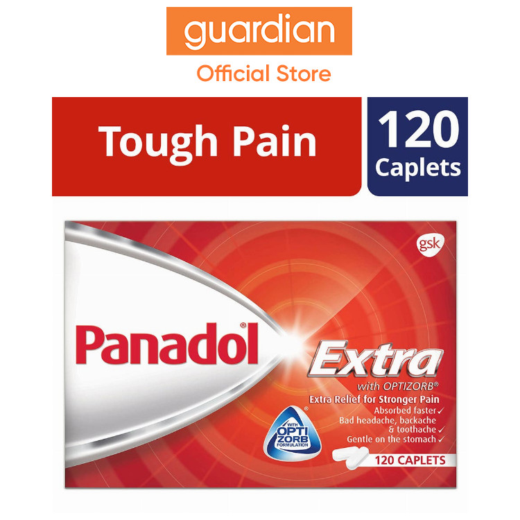 Panadol Extra, 120 caplets | Shopee Singapore