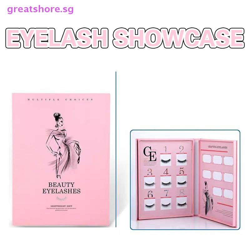greatshore False Full Strip Eyelash Display Board Beauty Salon Lash ...