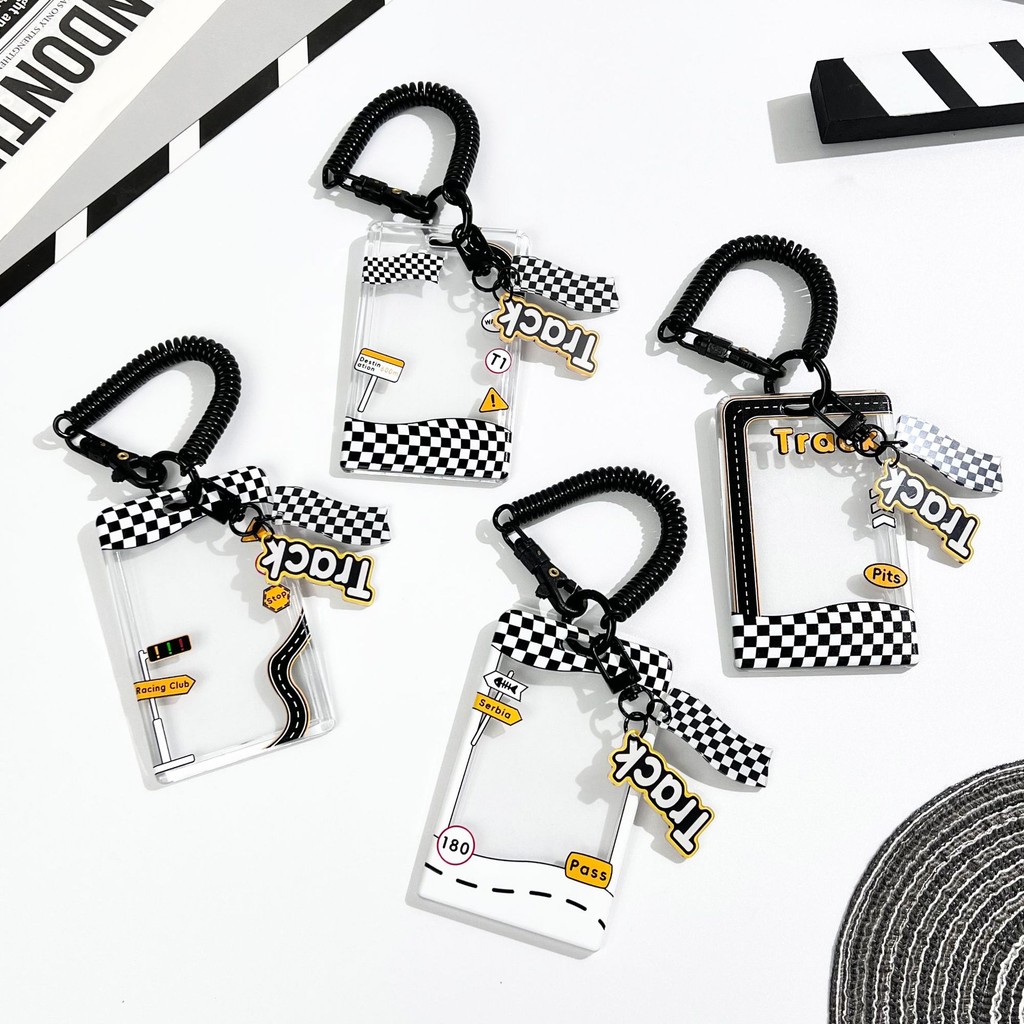 Transparent Trendy ID Card Holder for Students - Campus Card Case & Bus ...