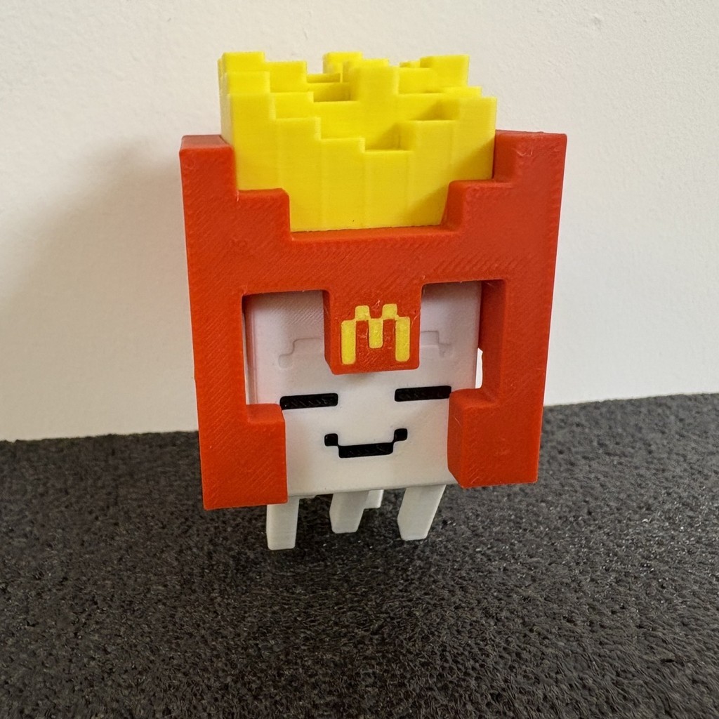 Minecraft French Fries Helmet Little Good Soul Dedicated McDonald's ...