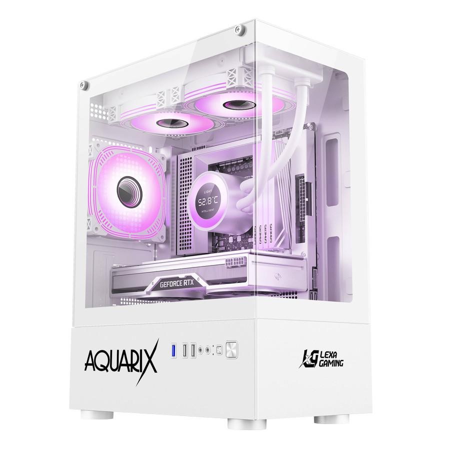 Lexa Gaming Aquarix Mini Computer Hose PC Case | Mini Tower | Micro M ...