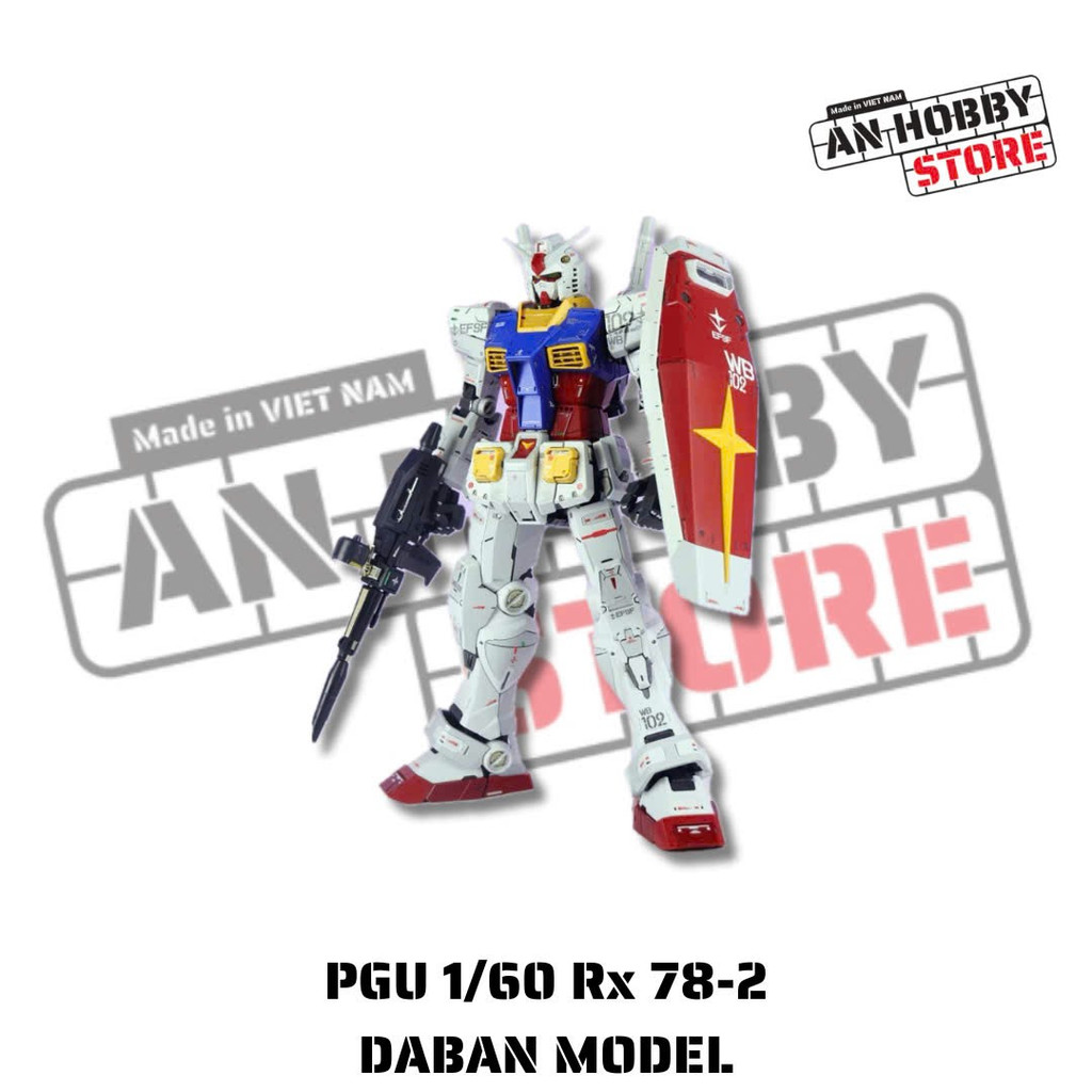 DABAN PG 1/60 PGU RX-78-2 ASSEMBLY MODEL (Free water decal) | Shopee ...