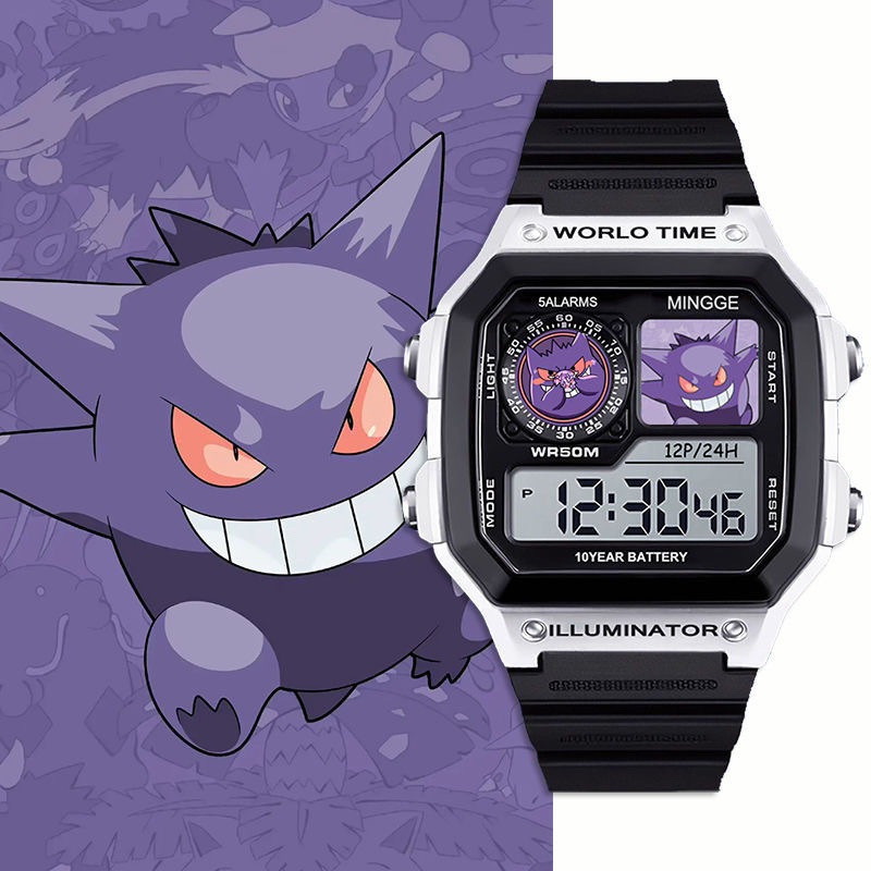 Pokémon Pokémon Pikachu Watch Duck Jenny Turtle Student Waterproof ...