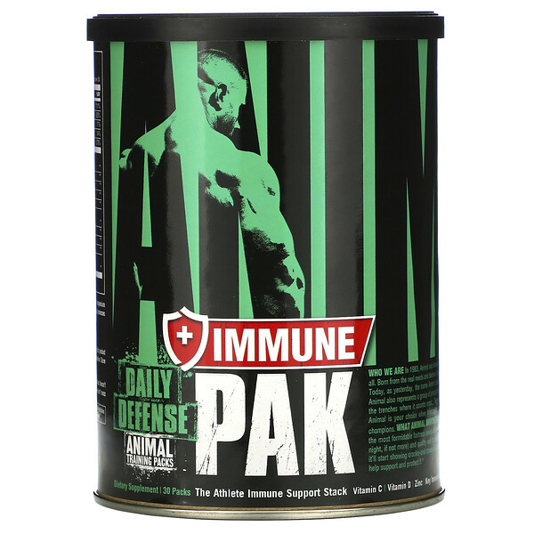 Universal Nutrition, Animal Immune Pak, Daily Defense, Training Packs ...