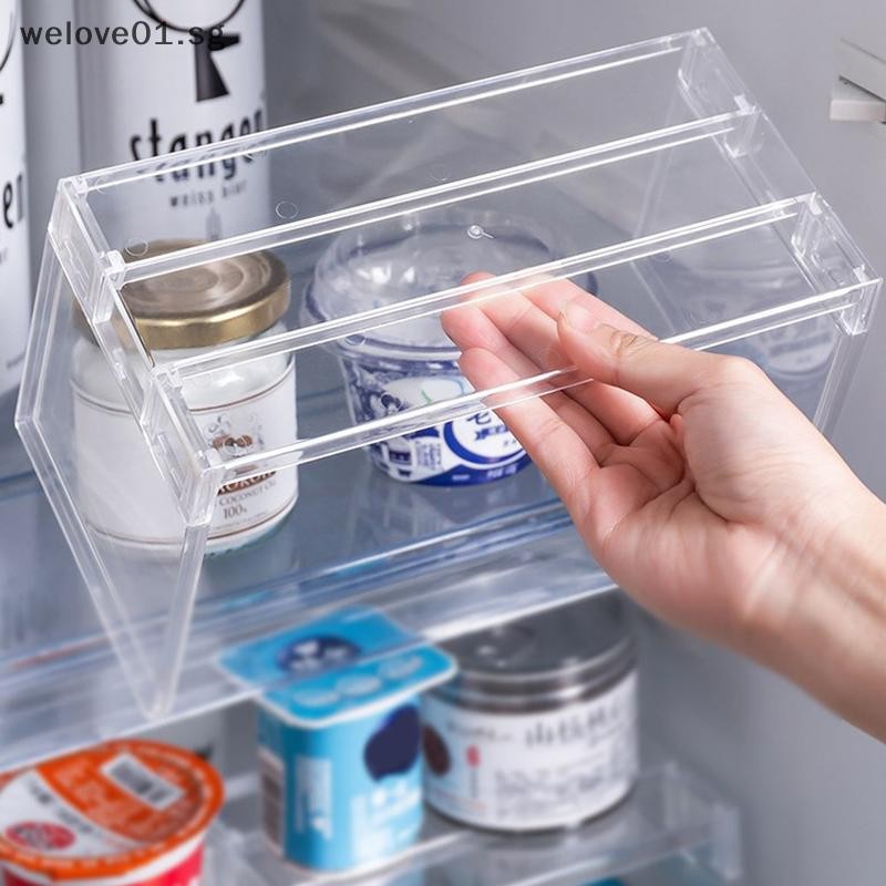[Welove] Refrigerator Organizers Storage Rack Fridge Layered Separator ...