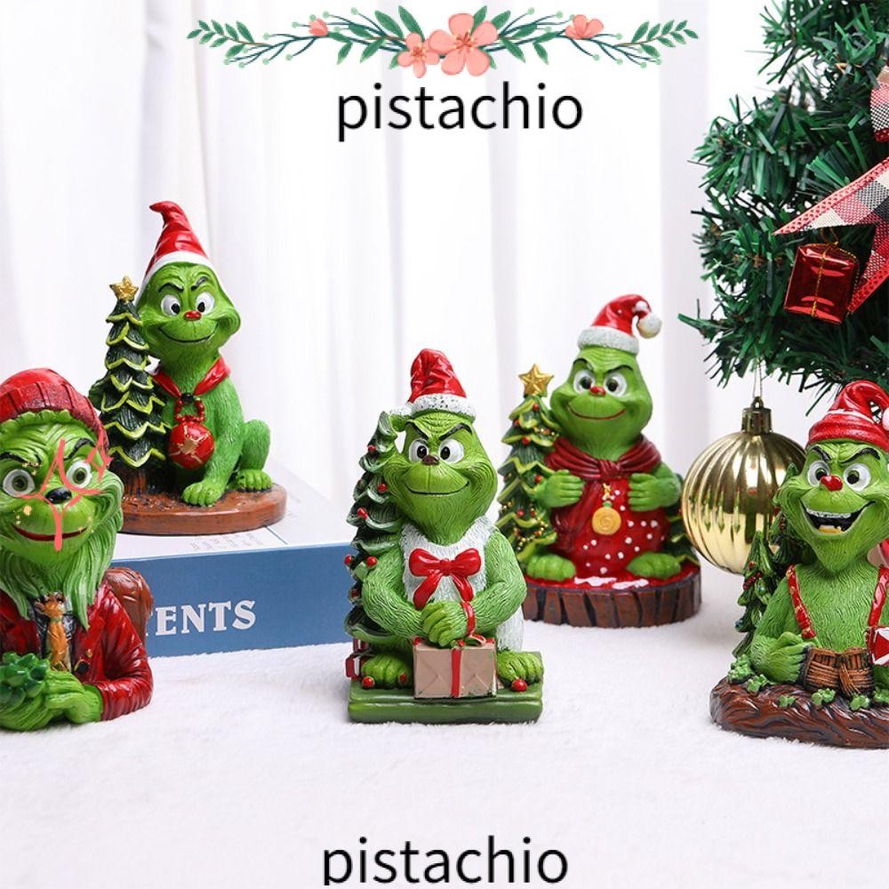 PISTA Grinch Figure, Scene Model Resin Grinch Statue, High Quality ...
