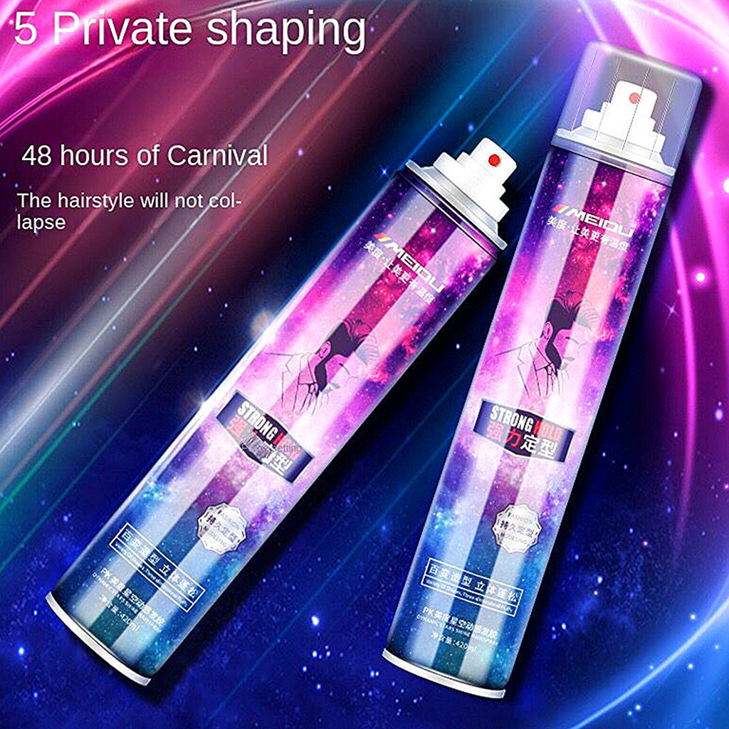 SG READY STOCK Hair Setting Spray Men Strong Hold Provides Shines ...