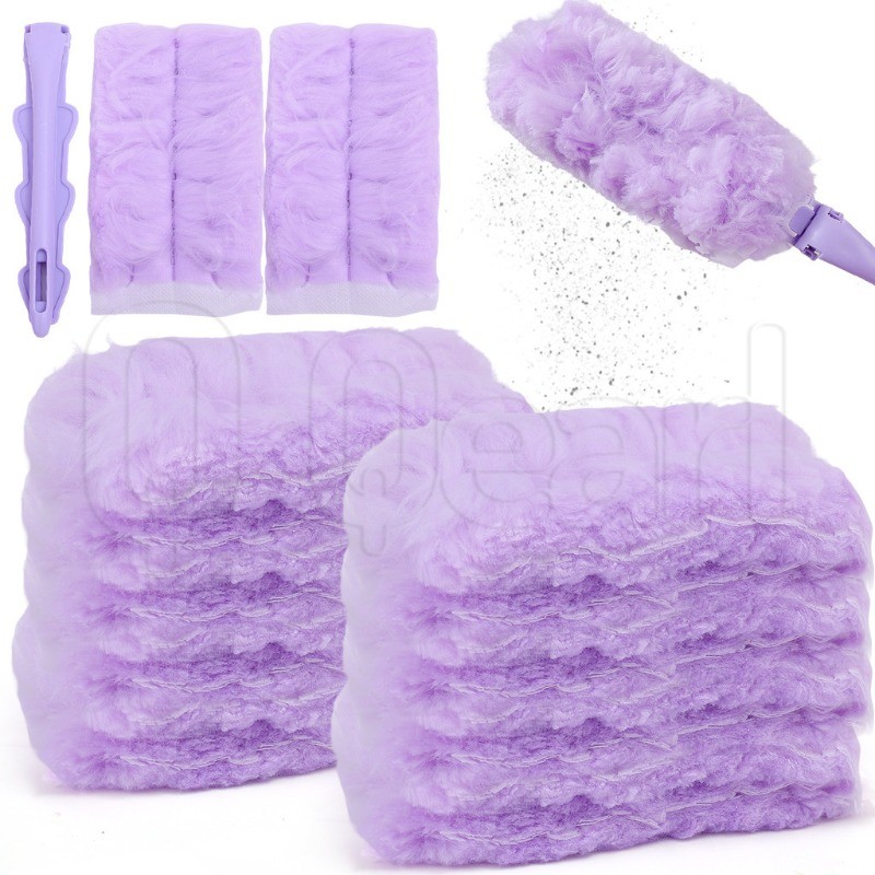 10Pcs Disposable Electrostatic Duster - Magic Dust Cleaner With Handle ...