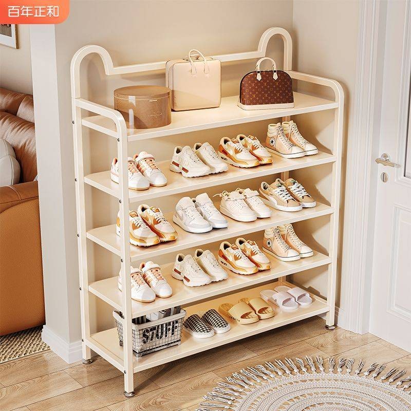 Entry door shoe rack, multi-layer household door small narrow and space ...