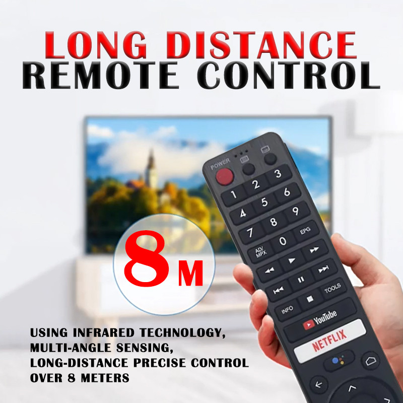 Sharp Smart Android Aquos LED TV Remote Control With Voice Universal ...
