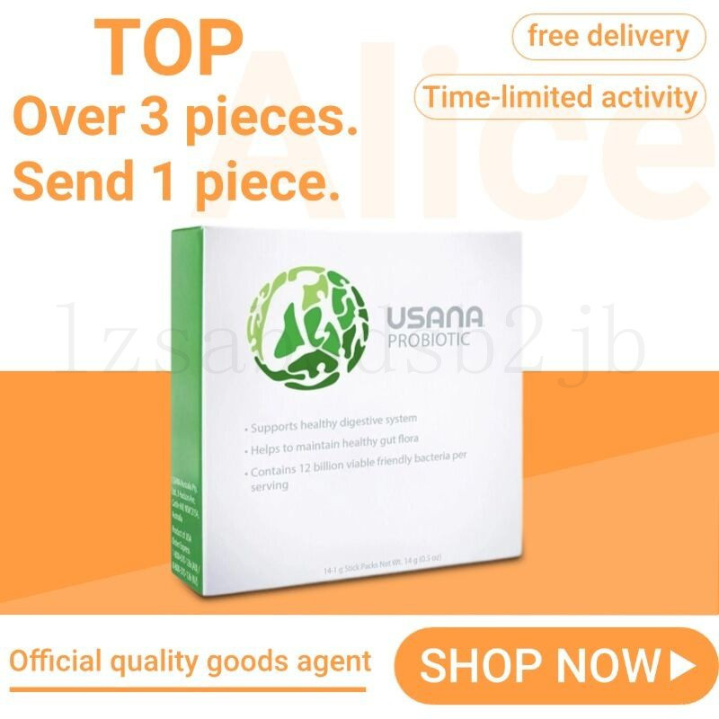 【TOP- buy 3 get 1】Usana Probiotic Powder Probiotics 14 Sachets ...