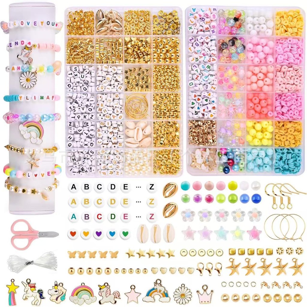[Ready Stock] Graduation Gift Beads Bracelet Kit 6mm/1400PCS Beads ...