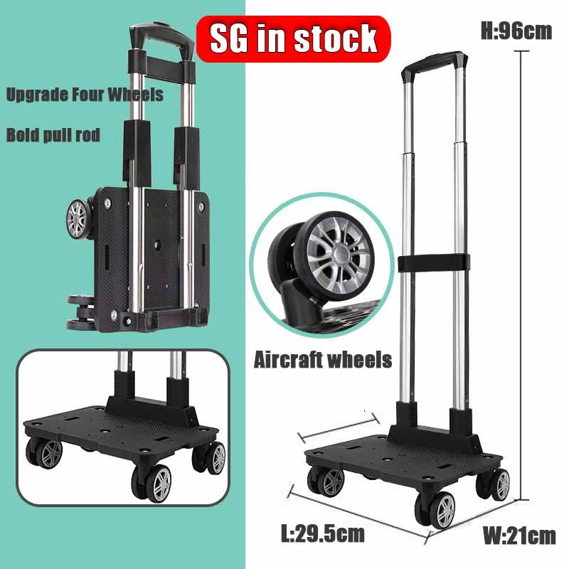 [SG Seller]Folding Platform Trolley Foldable Hand Buggy Folding ...
