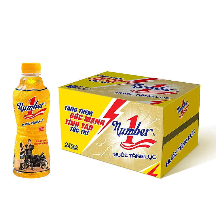 Carton of 24 bottles of Number One energy drink (330ml/bottle) | Shopee ...