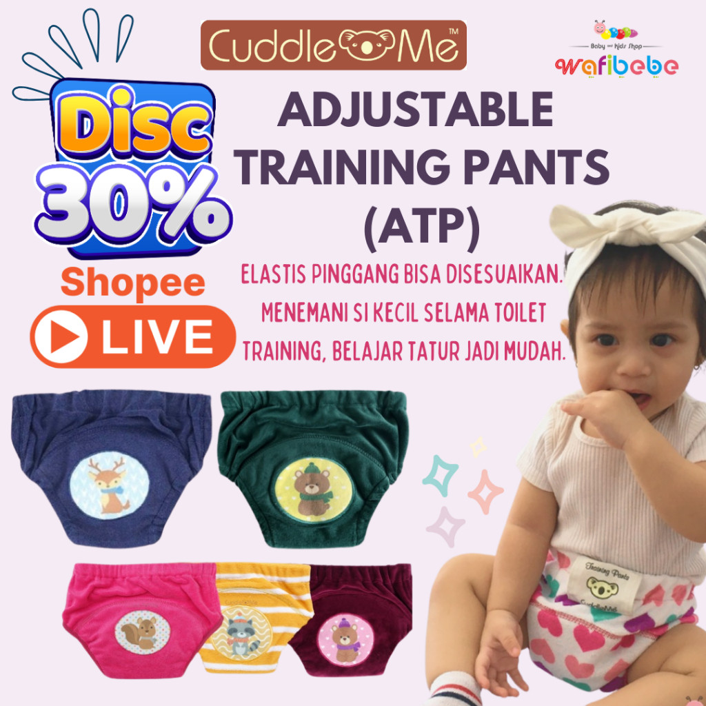 Cuddle Me Adjustable Training Pants Baby Learning to Pee Pants Toddler ...