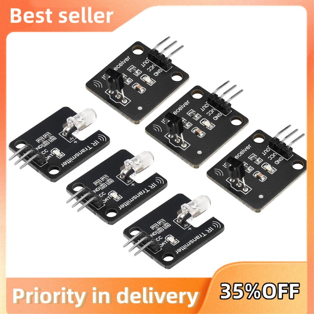 38Khz Ir Receiver Ir Transmitter Sensor Module Kit IR Digital 38KHz Infrared Receiver Module ...