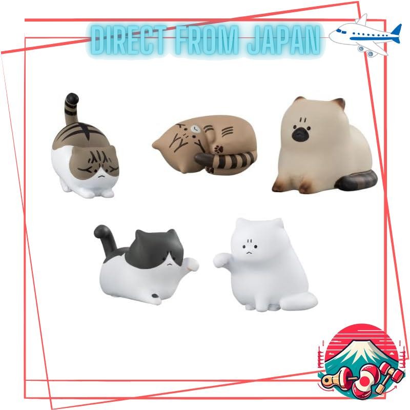 Angry Cat Collection 3 [Complete Set of 5] Gachapon Capsule Toys [Japan ...