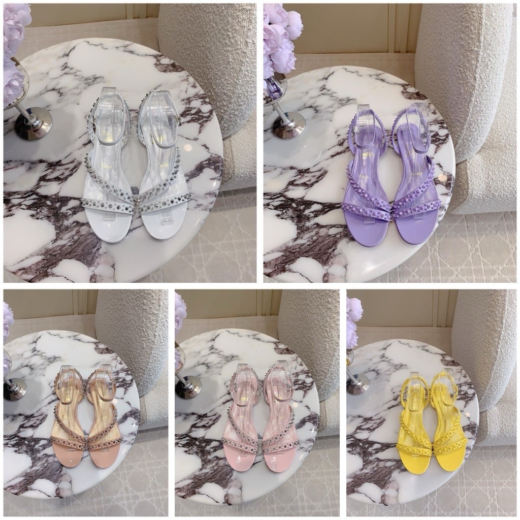 Kasut perempuan RED BOTTOM white color cross design luxury sneakers ...