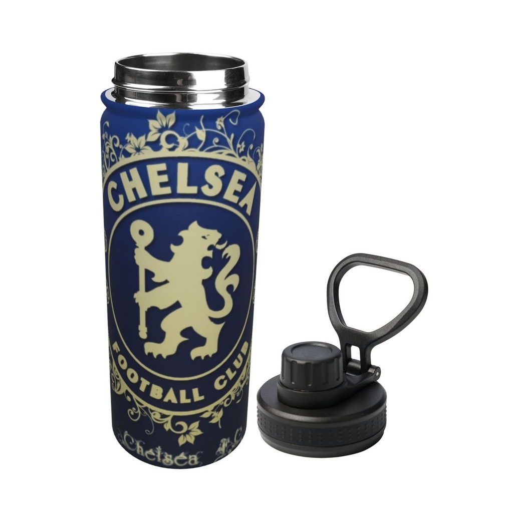 Chelsea FC 500ML Water Bottle Insulated Stainless Steel Kettle Double ...