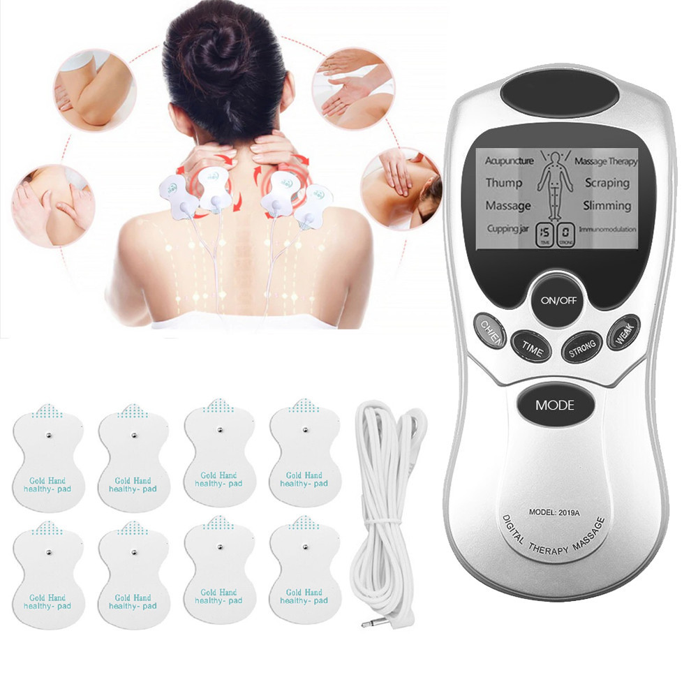[Local Stock] EMS Physiotherapy Massager LED Blue Screen Electronic ...