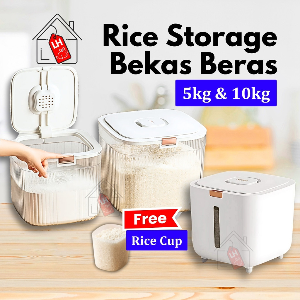 Lh 5kg 10kg Used Rice Storage 5kg Rice Container Rice Container 10kg ...