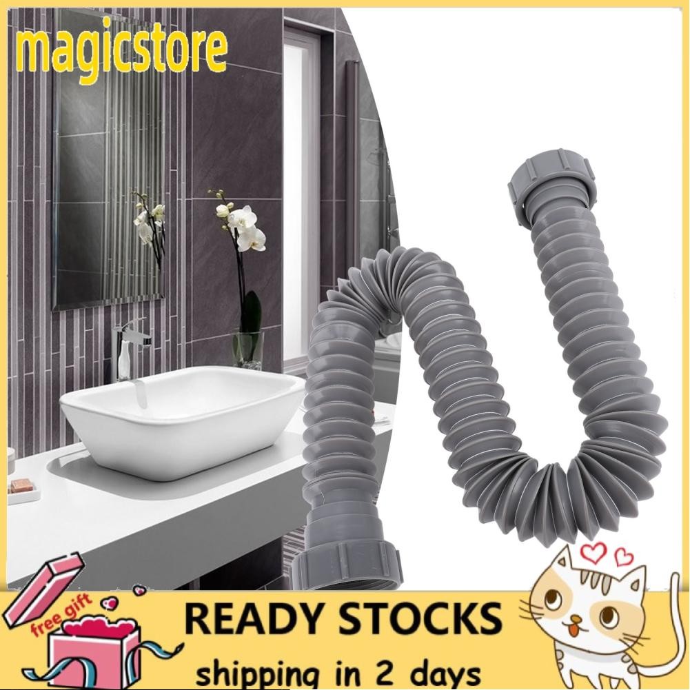 Magicstore Expandable Flexible P Trap Pipe Kit Single Kitchen Sink ...
