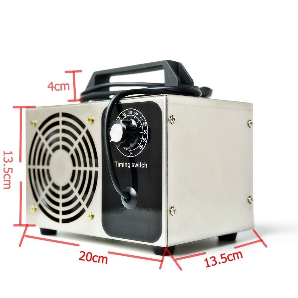 Perfect 220V 60g O3 Ozone generator air purifier ozonizer sterilizer ozonator machine with timer ...