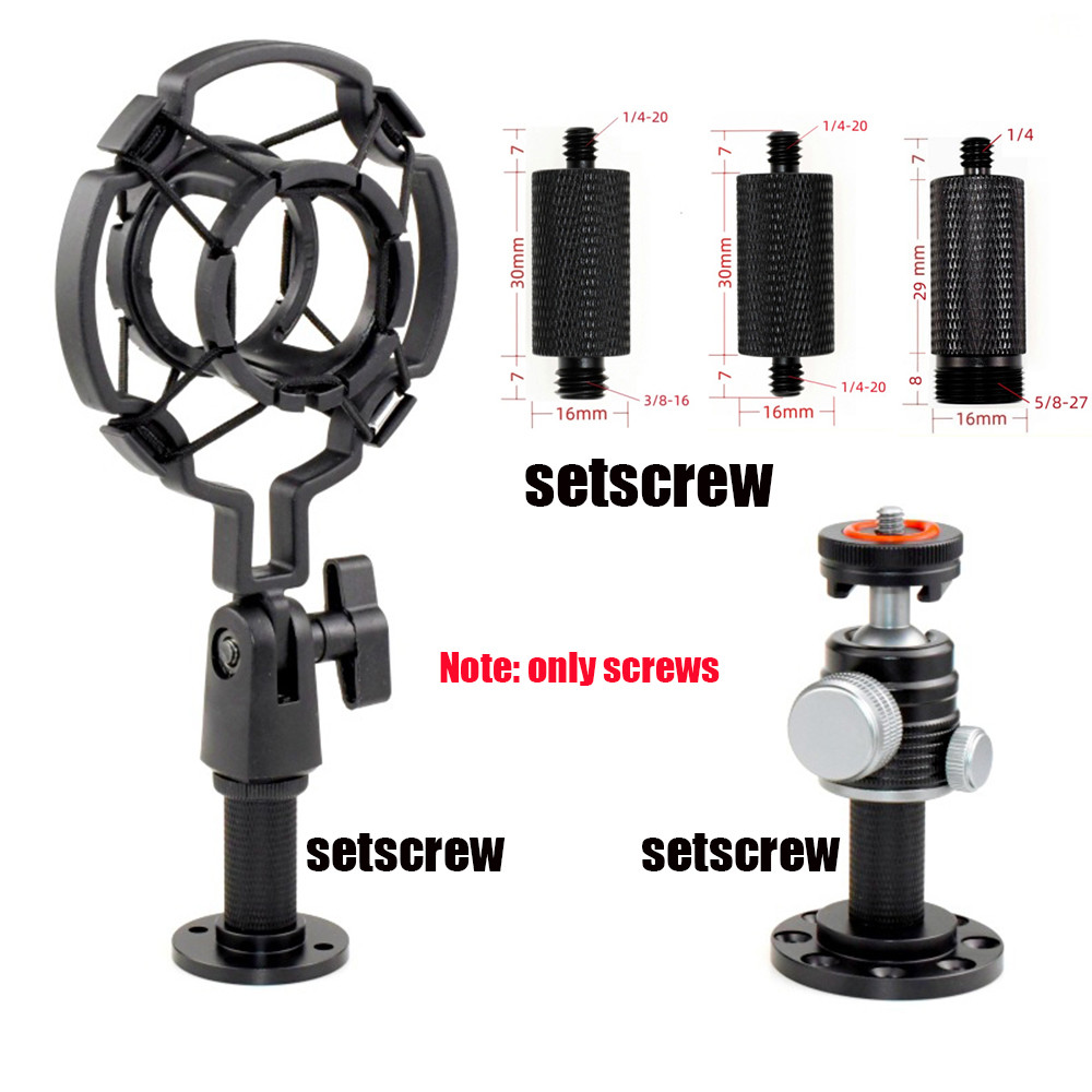 Microphone adapter screws 3/8 to 1/4 screws camera shooting rabbit cage ...