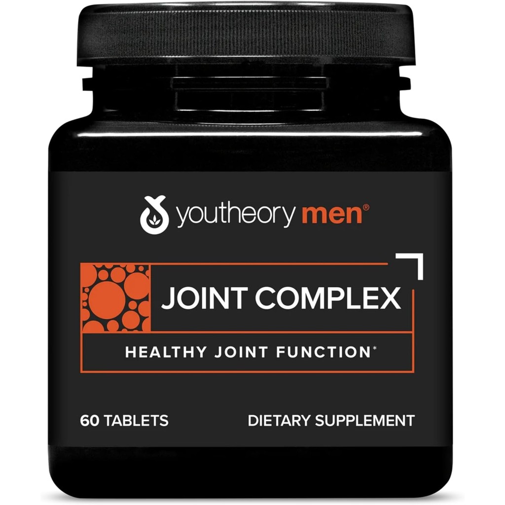 Youtheory Men's Joint Complex - Men's Hydrolyzed Collagen Supplement,Contains Frankincense ...