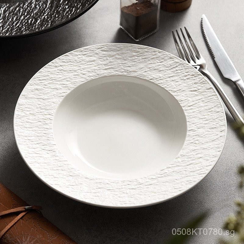 Straw Hat Deep Plate Dinner Plate Soup Plate Plate Italian Luccio ...