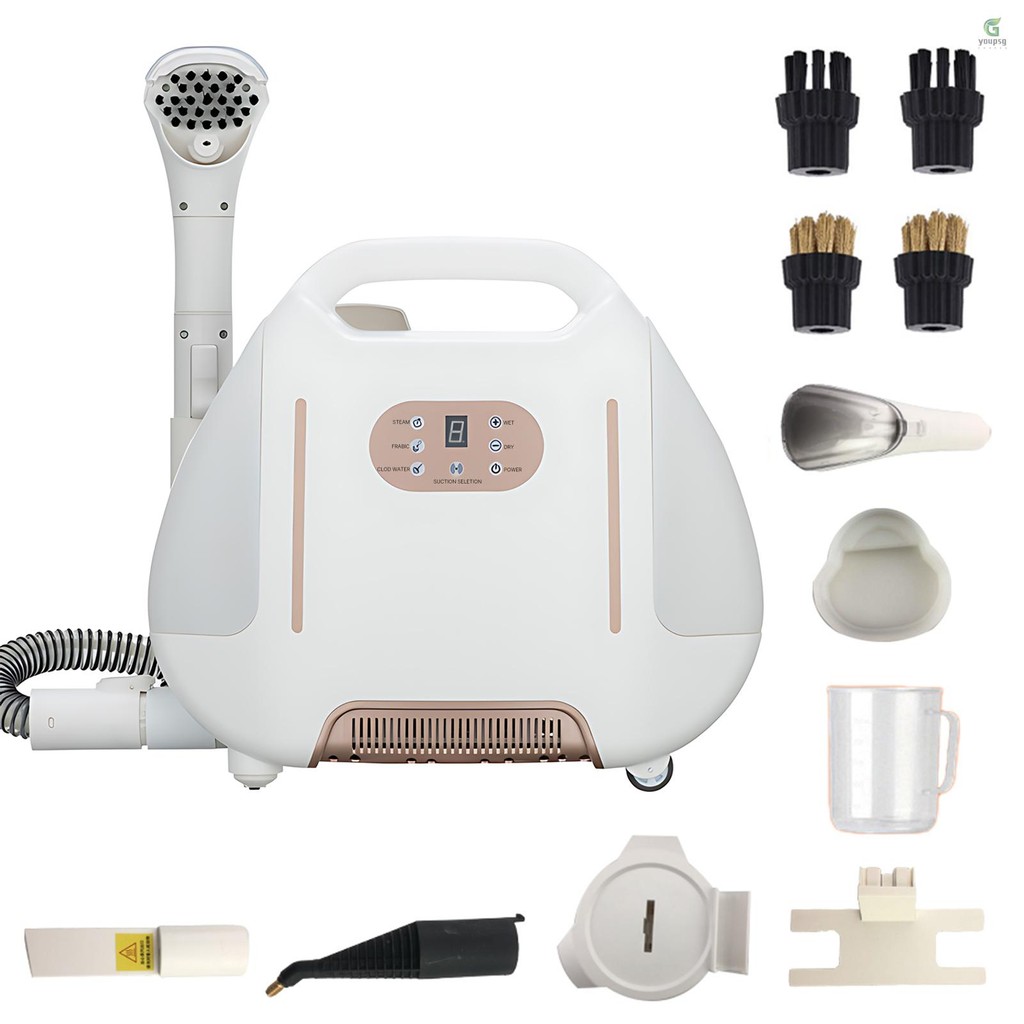 Rolling Carpet Spot and Upholstery Cleaner Self-cleaning Electric ...