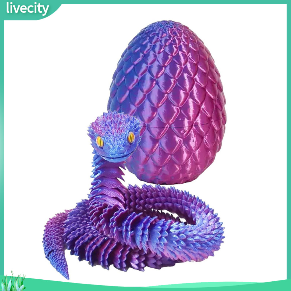 livecity| Collectible Snake Sculpture Decorative Snake Container 3d ...